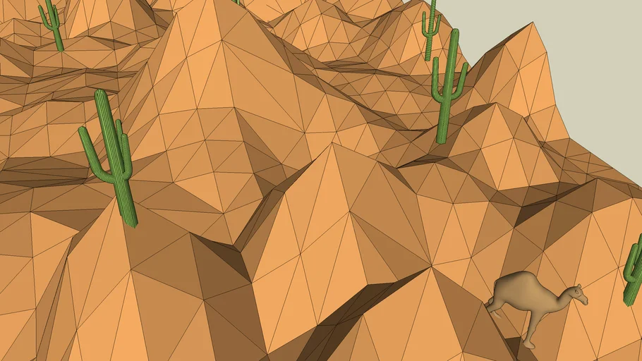 desert biome layout update | 3D Warehouse