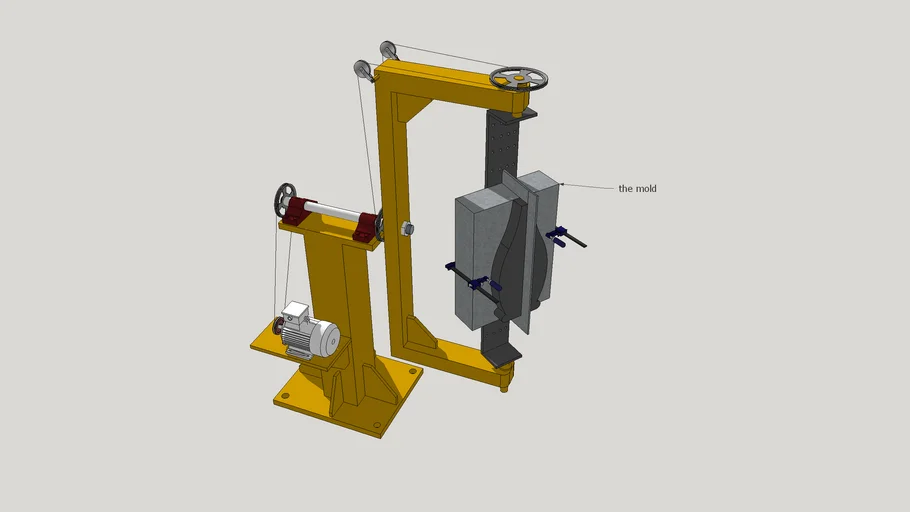 CASTING MOLD SHAKER MACHINE | 3D Warehouse