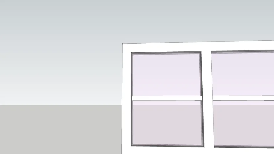 4'x6'x6' Window Simple | 3D Warehouse