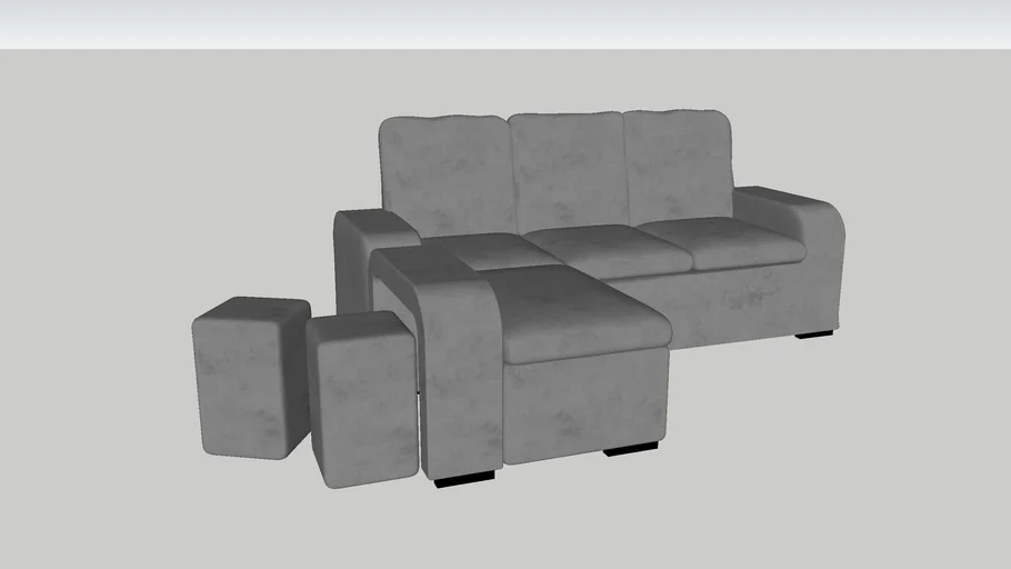 chaise long | 3D Warehouse