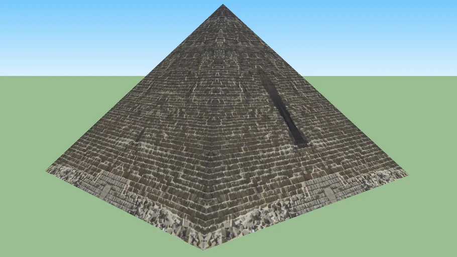 Pyramid of Khufu 'Great Pyramid of Giza ' | 3D Warehouse