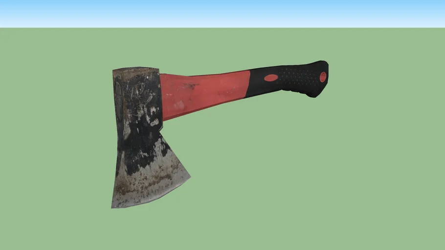 axe low poly | 3D Warehouse