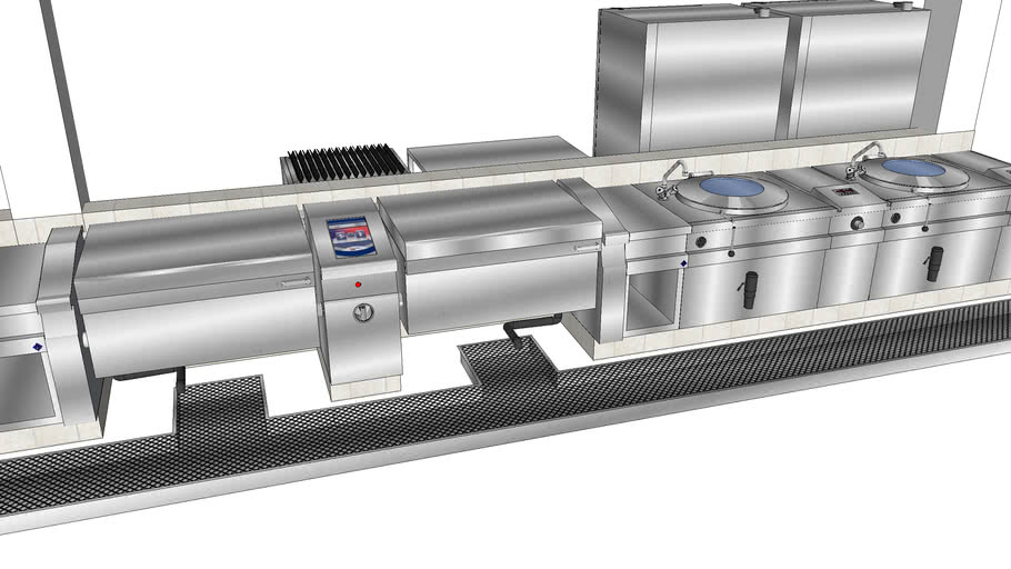 MKN FlexiChef 1.0 - Production kitchen | 3D Warehouse