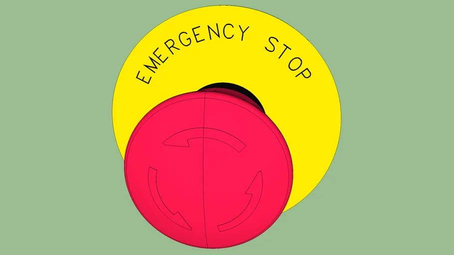Siemens Sirius ACT - Emergency Stop Assembly (3SU1100-1HB20-1CG0) | 3D ...