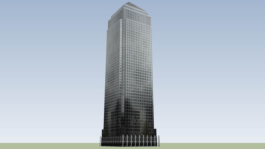 One Canada Square | 3D Warehouse