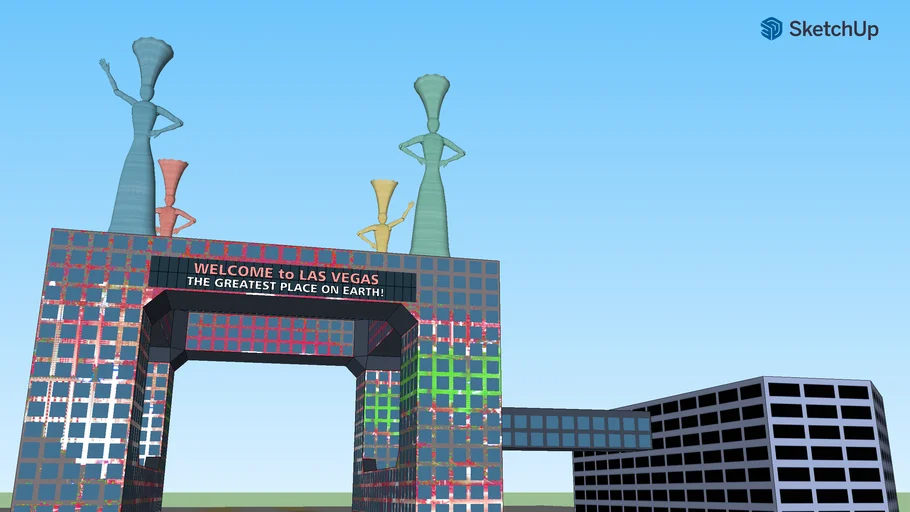 New Welcome Arch Las Vegas (Fictional) | 3D Warehouse