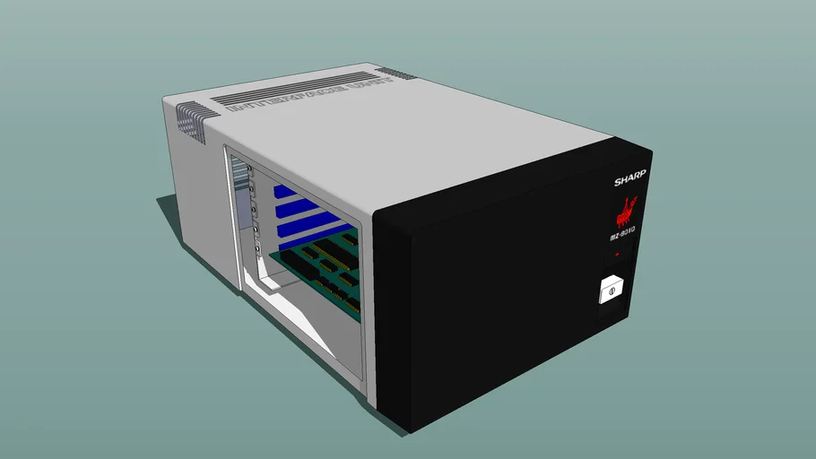 Expansion Unit MZ-80I/O(1978:Japan) | 3D Warehouse