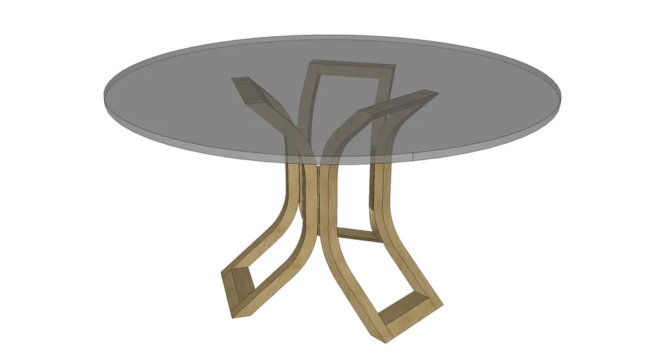 Base Mesa de Jantar Frame - Florense | 3D Warehouse