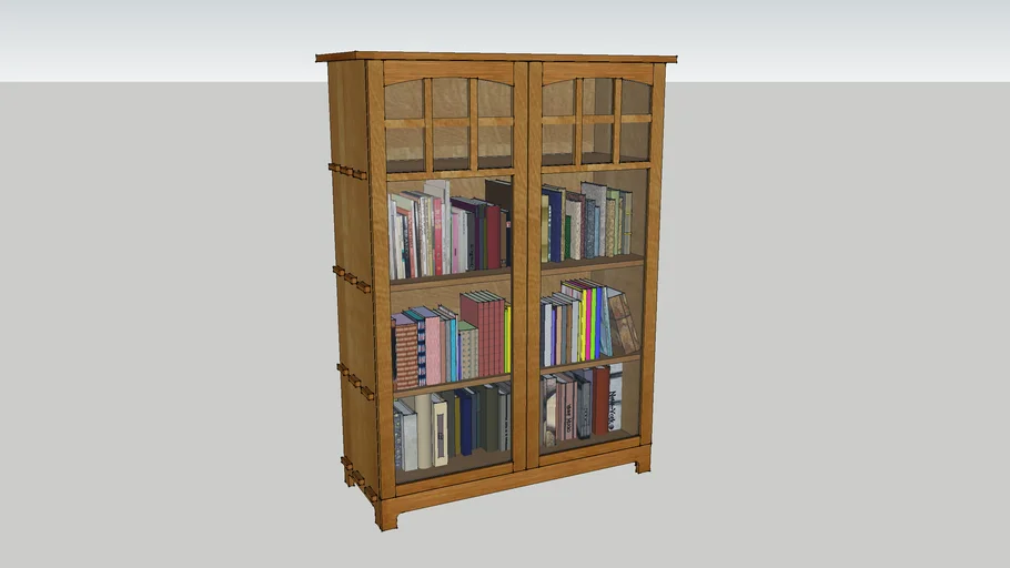 Arts and Crafts bookcase | 3D Warehouse