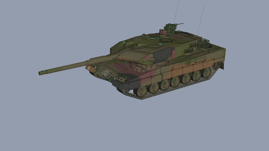 GREEK+ARMY+LEOPARD+BATTLE+TANK | 3D Warehouse
