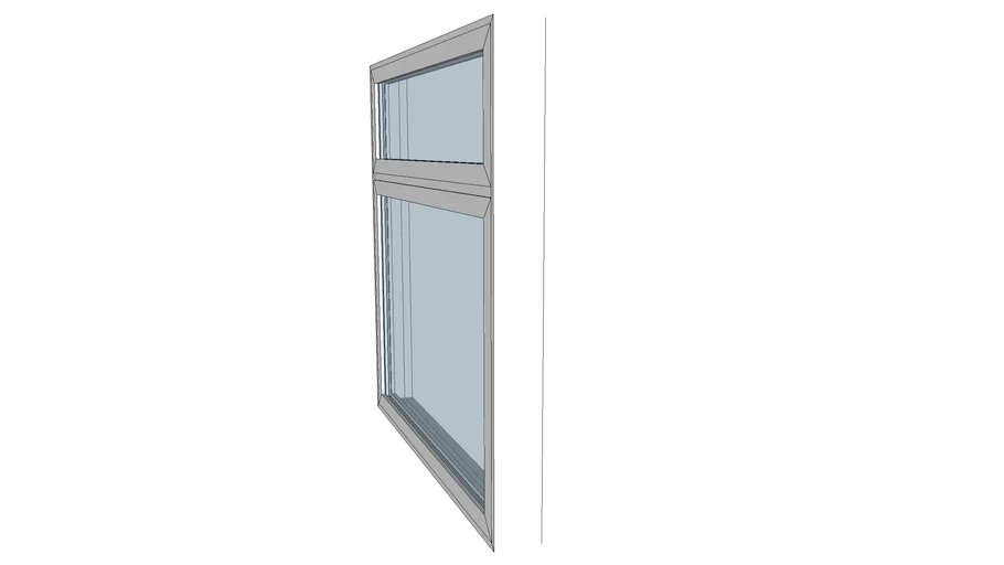 Single Window with Transom (close) | 3D Warehouse