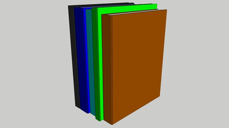 Books Vertical | 3D Warehouse