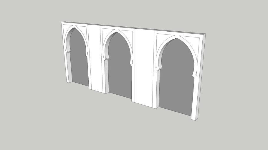 Moroccan arches | 3D Warehouse