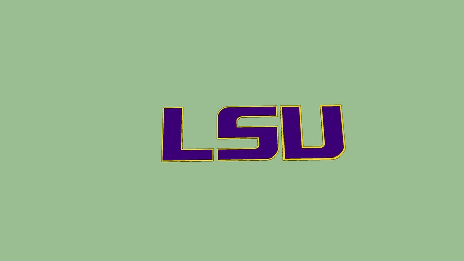 LSU Logo | 3D Warehouse
