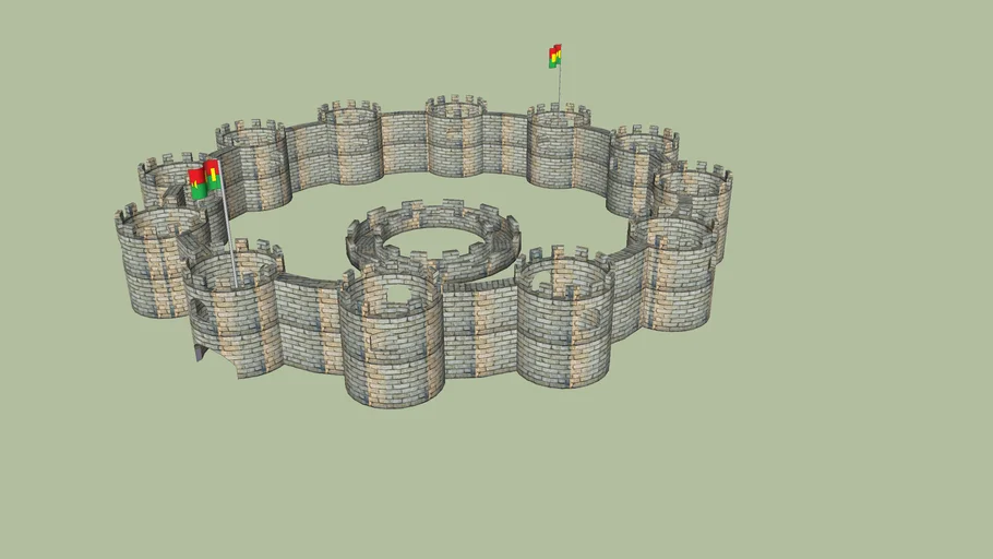 circle castle | 3D Warehouse