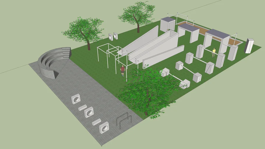 Parkour Park in Betim | 3D Warehouse