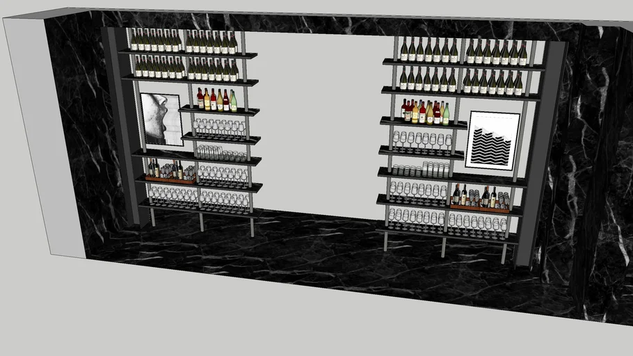 Shelf for restaurant | 3D Warehouse