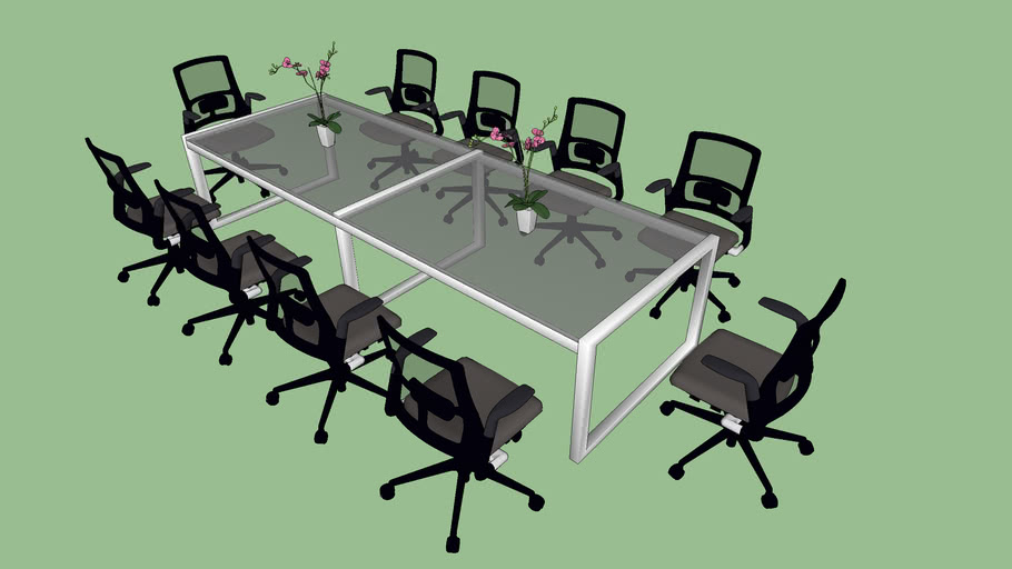 meja meeting 1 | 3D Warehouse