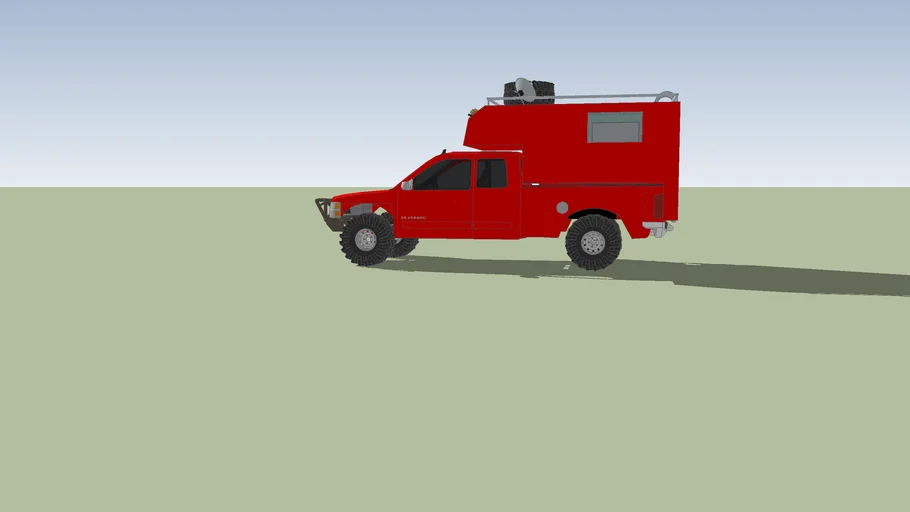 chevrole silverado off road camper | 3D Warehouse