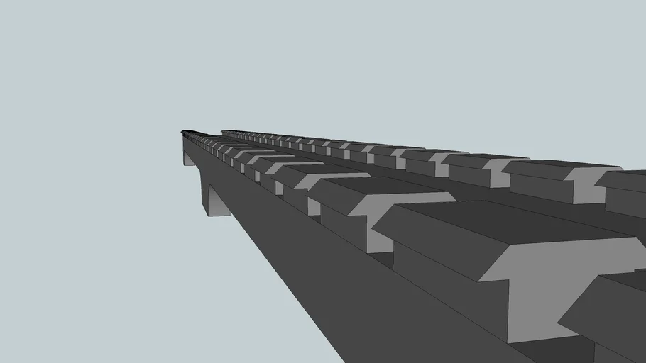 Picatinny Gun Rail | 3D Warehouse