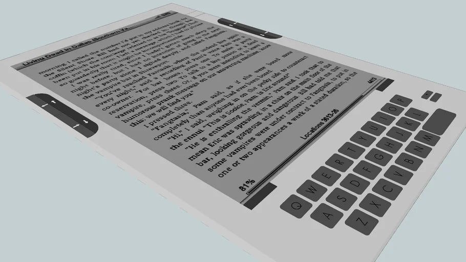 White E-Reader | 3D Warehouse