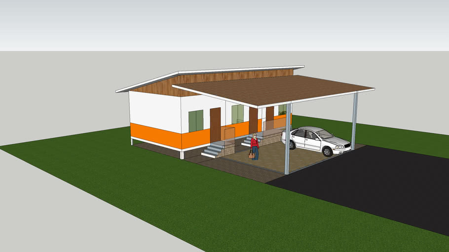 3 Unit terrace Chalet | 3D Warehouse