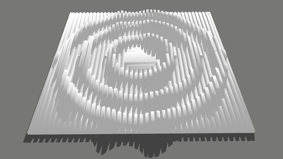 CIRCLES CUT Wall / Soundproofing Panel | 3D Warehouse