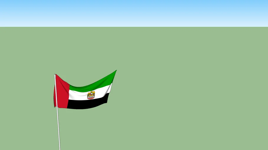 UAE flag | 3D Warehouse
