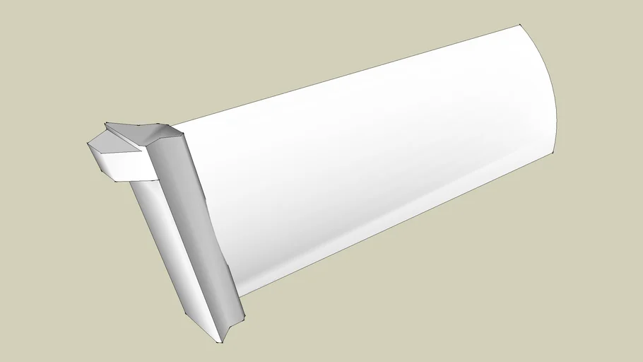 T56 - 1st Stage Compressor Blade | 3D Warehouse
