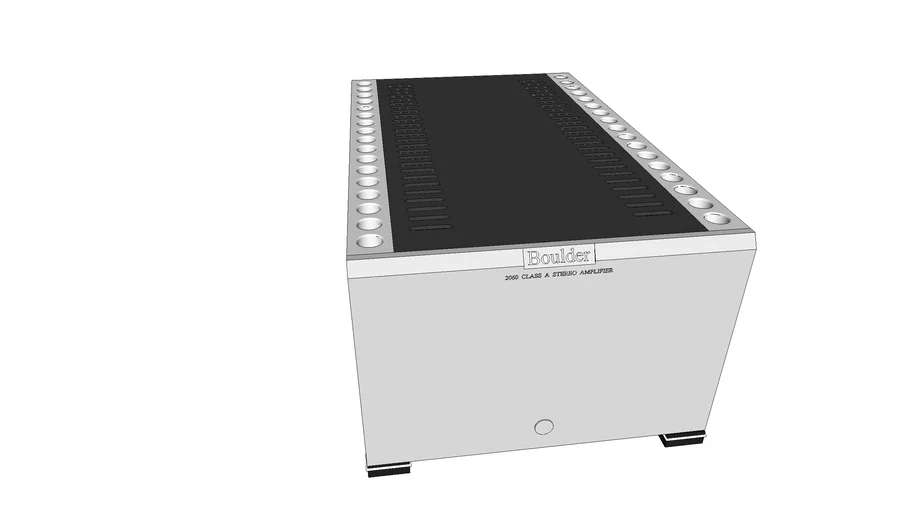 Boulder 2060 amplifier | 3D Warehouse