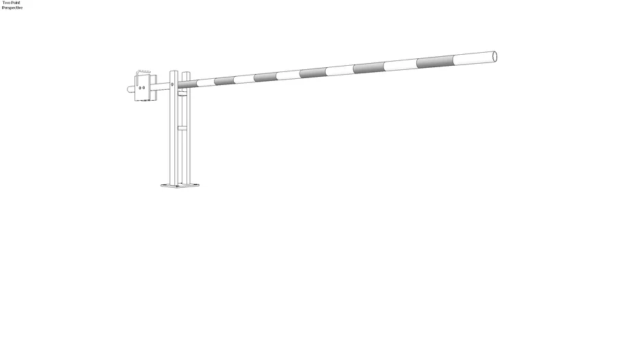 Low Poly Barrier Arm | 3D Warehouse