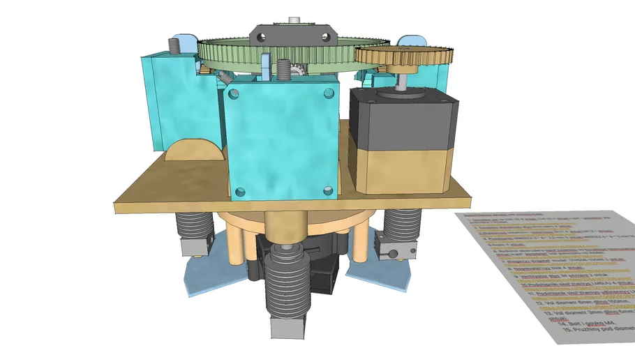 3d printer for 4 colors. | 3D Warehouse