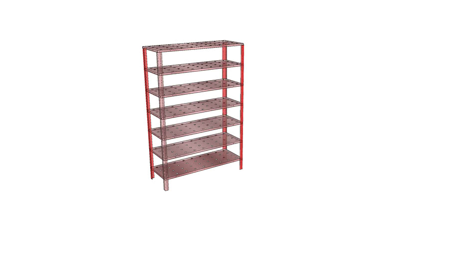 anaquel 5 niveles | 3D Warehouse