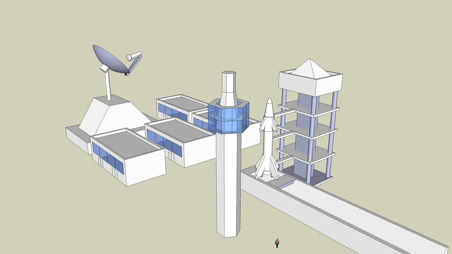 rocket launch pad | 3D Warehouse