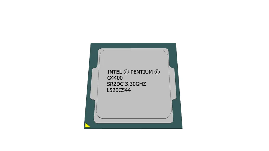 Intel Pentium G4400 | 3D Warehouse