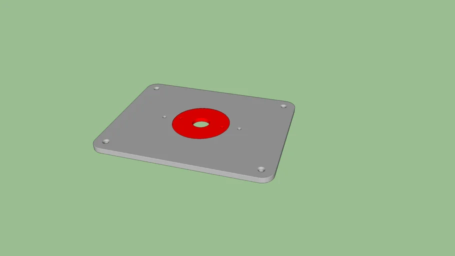 Jessem Style Router Plate | 3D Warehouse