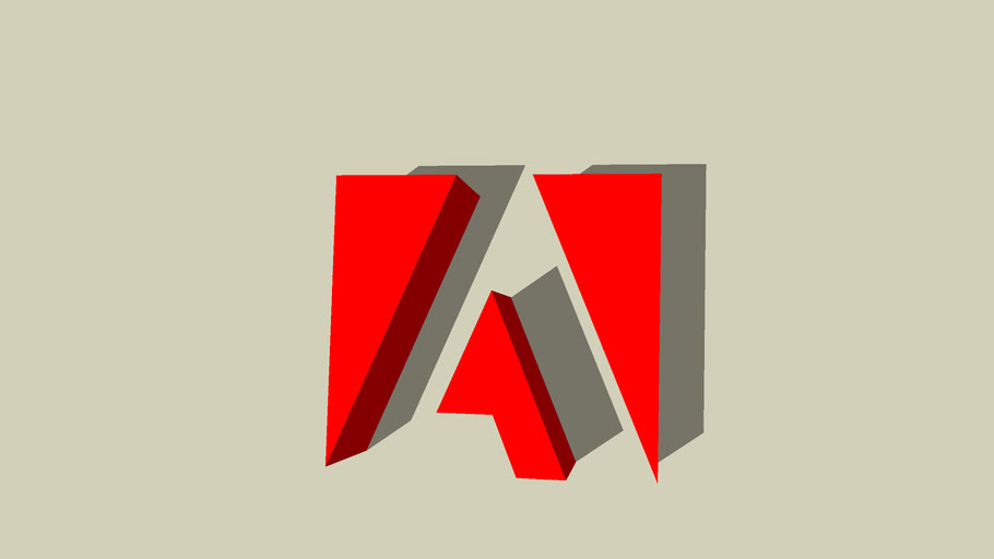 Adobe logo | 3D Warehouse