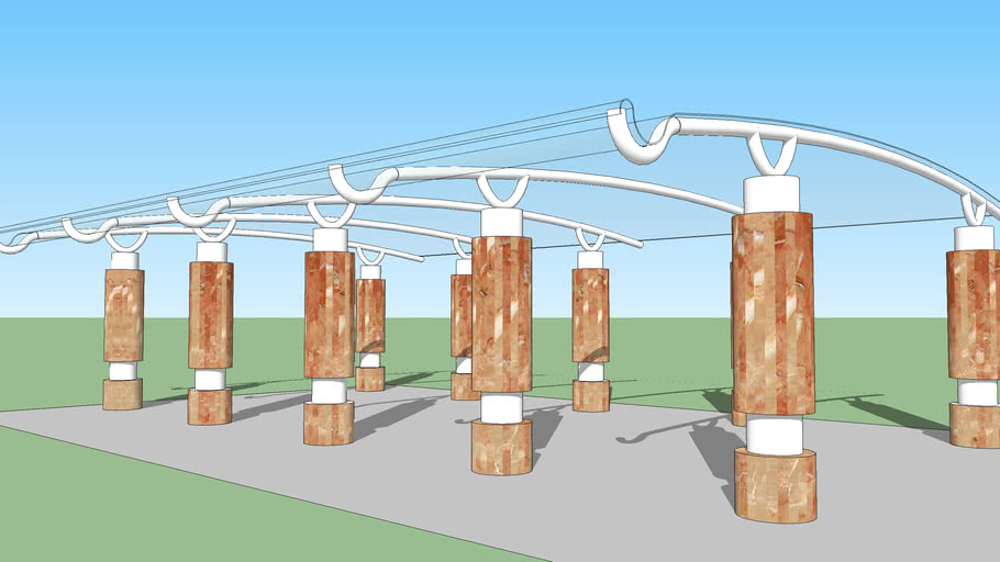 Glass canopy | 3D Warehouse