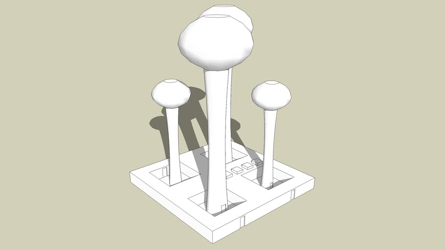 Futuristic building | 3D Warehouse