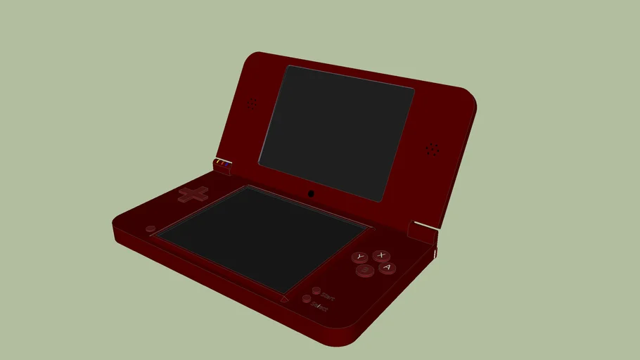 Nintendo DSi XL Bordeau | 3D Warehouse