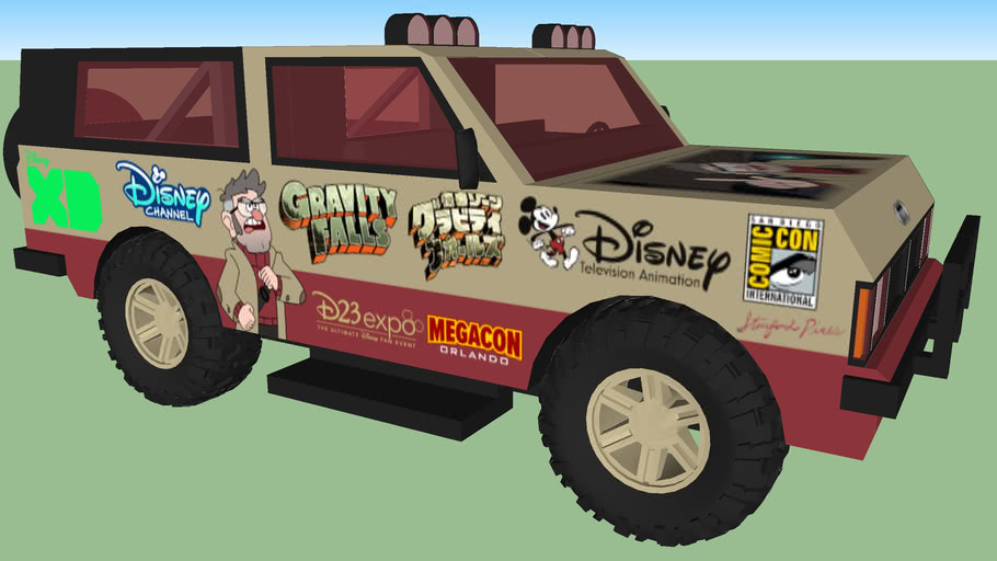 Gravity Falls Ford Pines Car | 3D Warehouse