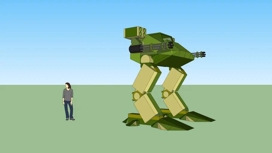 MAU-12 Heavy Mech | 3D Warehouse