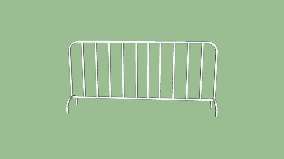 Fence (fan-barrier) 1.2x2.5m | 3D Warehouse