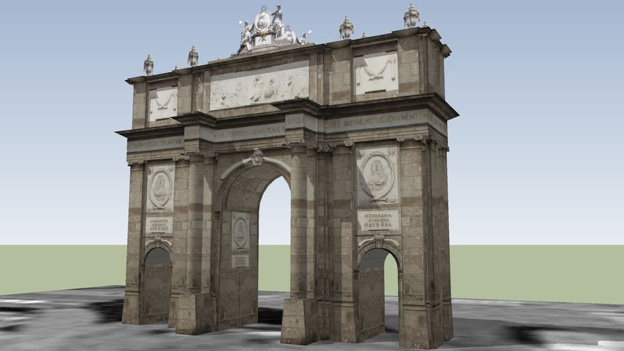 Triumphpforte - Triumph Gate, Innsbruck | 3D Warehouse