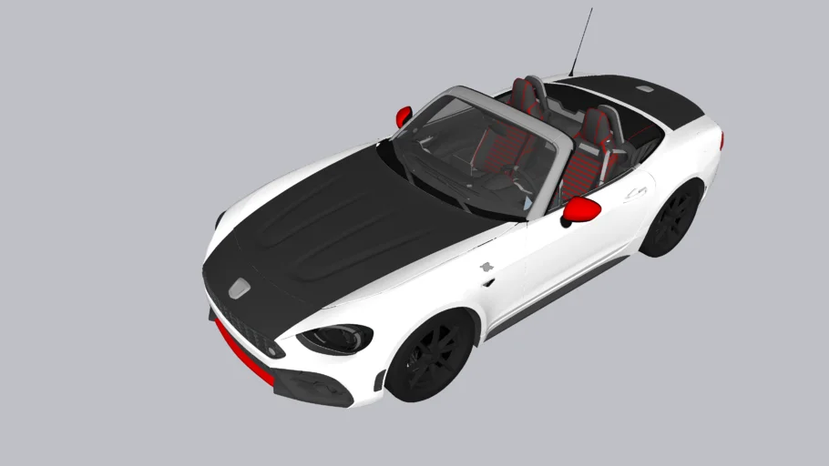 Fiat 124 Spider 2016 | 3D Warehouse