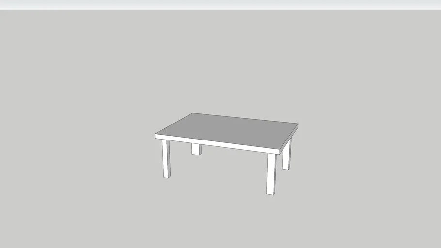 table basse simple | 3D Warehouse