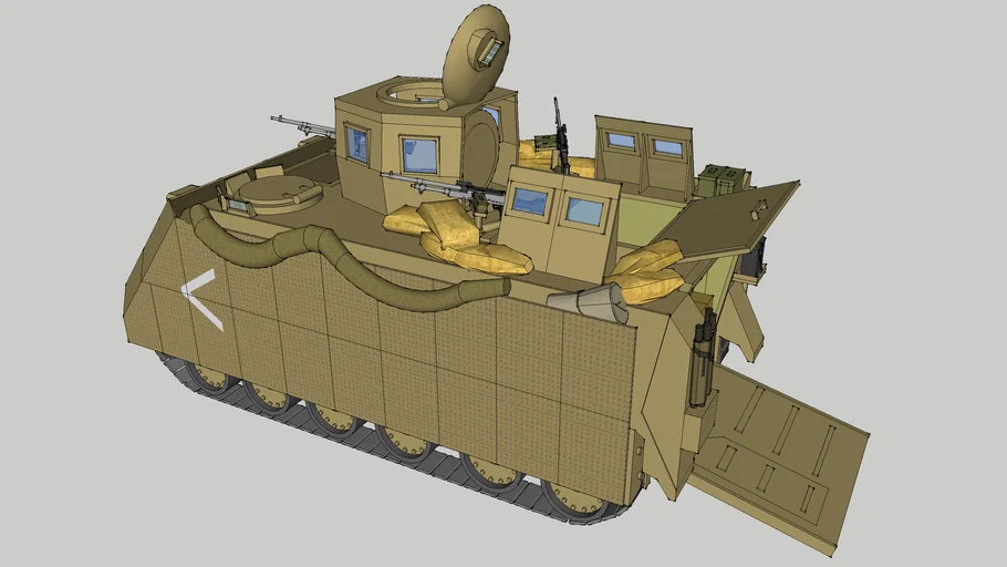 IDF M113 'Kasman' Mark 2, 1995. | 3D Warehouse