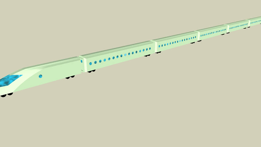 Low Poly train | 3D Warehouse