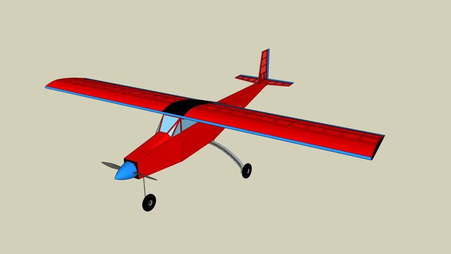 Trainer R/C plane | 3D Warehouse