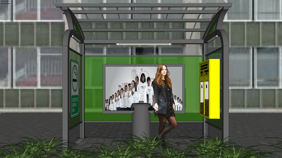 designated smoking area | 3D Warehouse